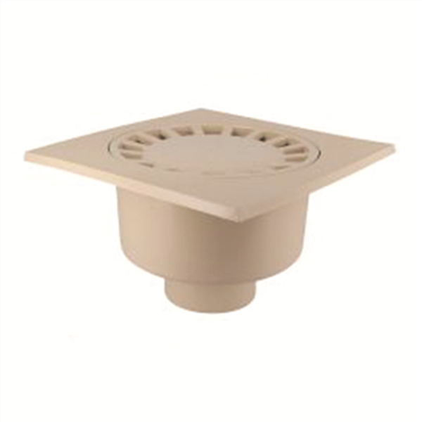 Siphon de cour emboîture extérieure verticale PVC 30x30cm SC1110S