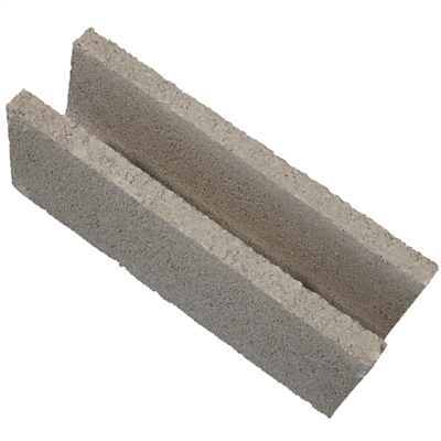 Bloc linteau en béton - 500MM x 150MM x 200MM