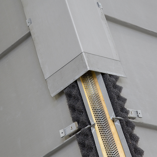 Kit de faîtage ventilé en zinc G3 VMZINC Naturel - 10 mètres