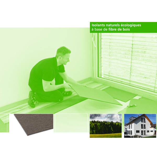 Sous couche parquet acoustique Steico Phaltex - 120/ 60 - 5 mm