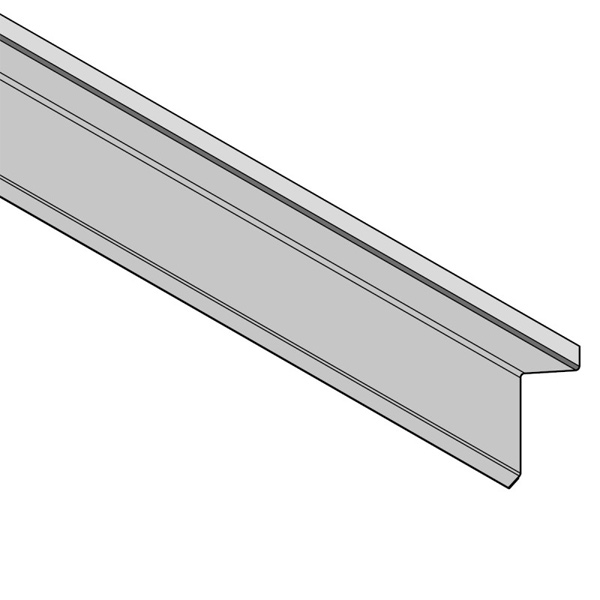 Solin toiture Clipeo Couverture - 2,10 M - Gris terre d'ombre RAL7022