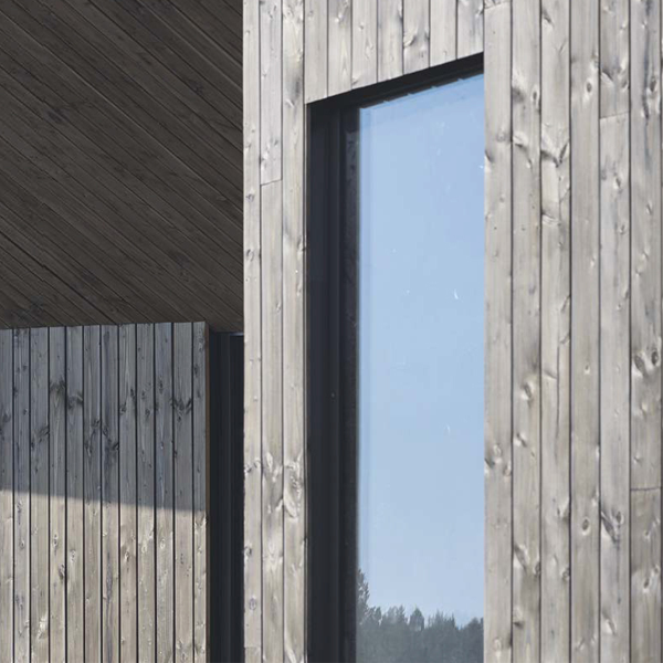 Lame de bardage Mezzo en douglas - classe 3 gris - 125 x 22 mm - 4 M