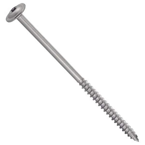 Vis bois charpente Acton inox A2 tête plate Torx 8 x 100 mm 623418X100