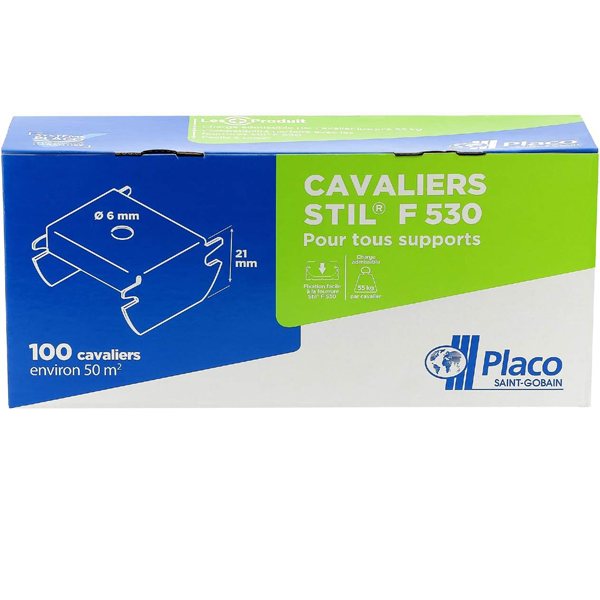 Cavalier Stil F530 Placo pour la pose de plafonds en plaques de plâtre ...