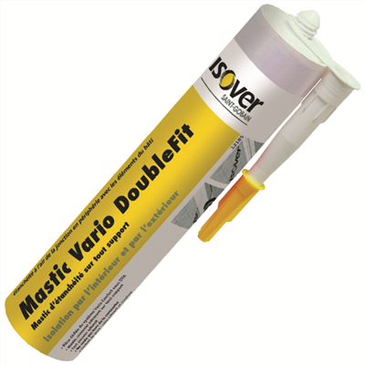 Mastic VARIO® DOUBLE FIT Isover - Cartouche de 310 ml