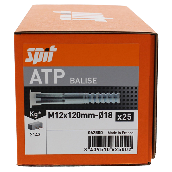 Douille chimique femelle Spit ATP spécial balises zingué bichromaté ...