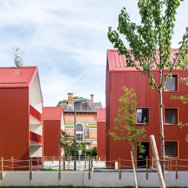 Tôle bac acier 0,50 MM - 5500,0 MMx450 MM - Rouge terracotta RAL8004