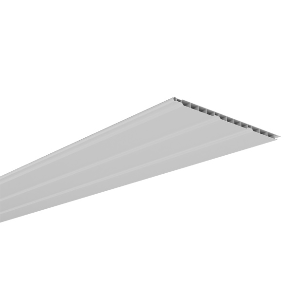 Lambris PVC sous toiture 3 frises - 250 MM x 10,00 MM - Long. 4,00 M - Blanc