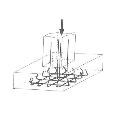 Armature semelle isolée pour poteaux