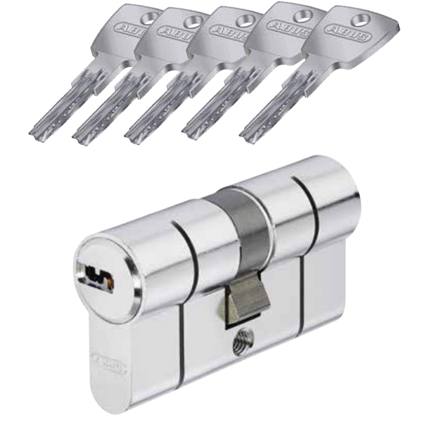 Cylindre haute sécurité Abus D66 à 6 goupilles - 5 clés - 40 x 55 mm