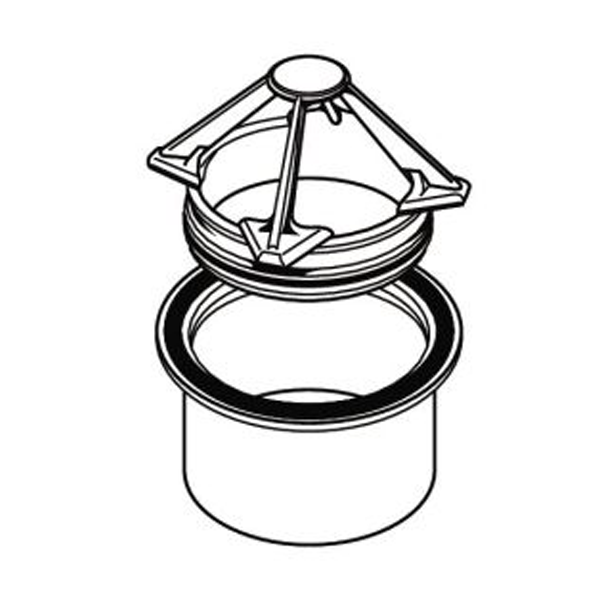 Naissance de chéneaux - diamètre 80 mm - gris clair