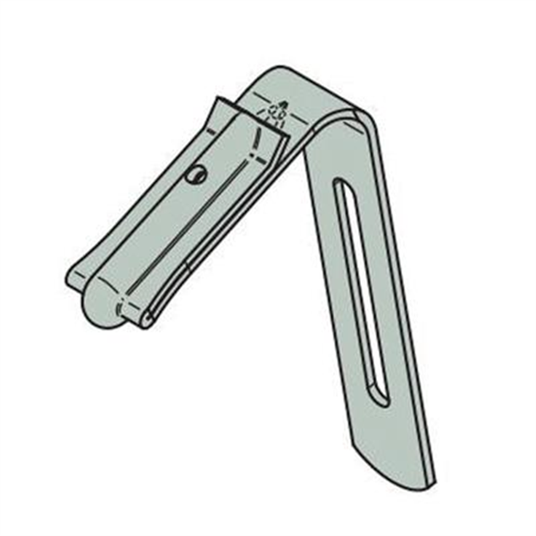 Fixation Negrafix Bac crochet gouttière toiture bac acier avec visserie