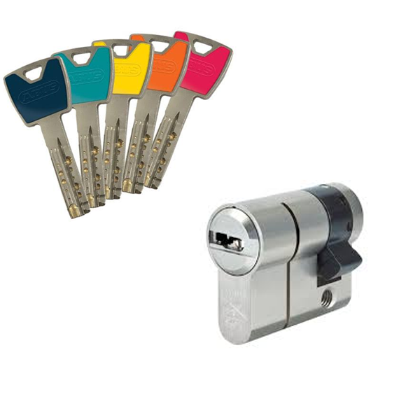 Demi-cylindre de haute sécurité Abus P12RPS - 5 clés - 30 x 10 mm