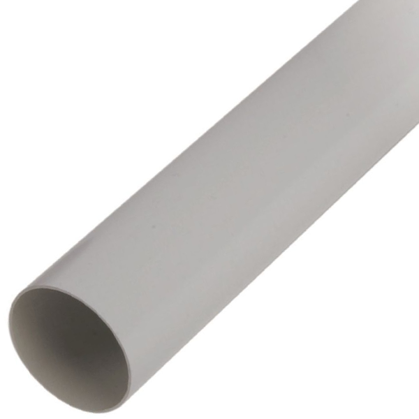 Tube de descente de gouttière Nicoll TD100 Gris - 100 MM x 4 M
