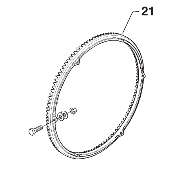Couronne de remplacement pour bétonnière L355 Altrad et Novipro 350