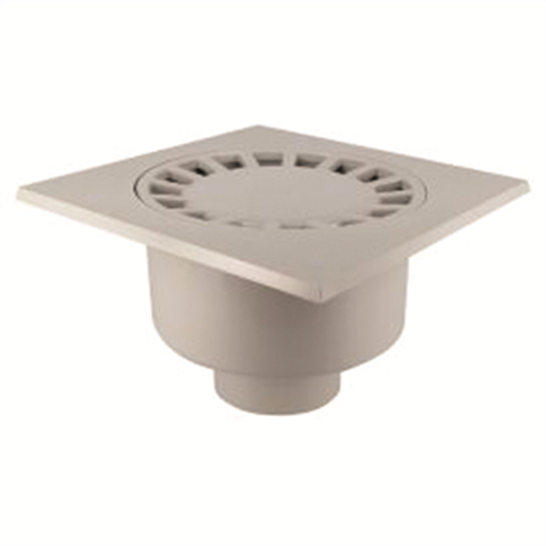 Siphon de cour emboîture extérieure verticale PVC 30x30cm SC1110G