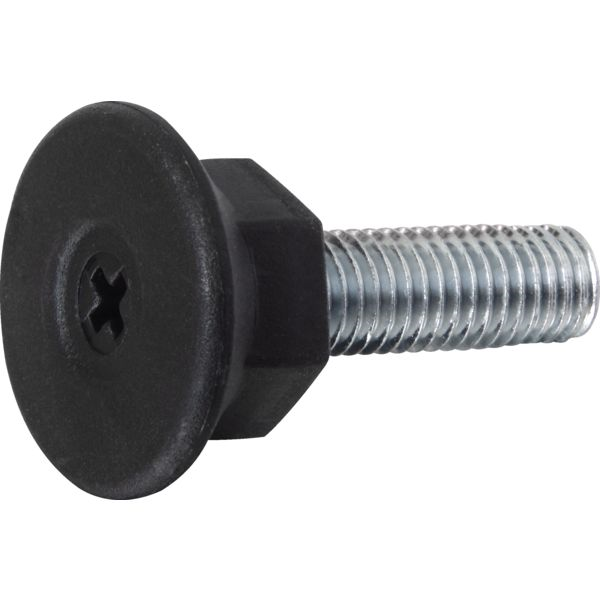 Vérin de réglage polyéthylène noir 10 x 40 mm PRODIF-SOMEC E4004