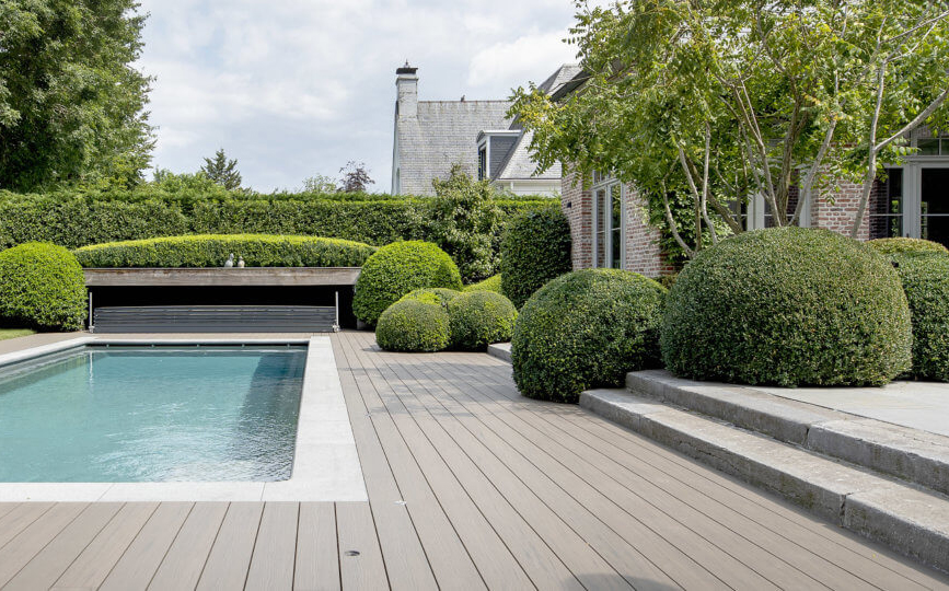 Lames de terrasse en bois composite