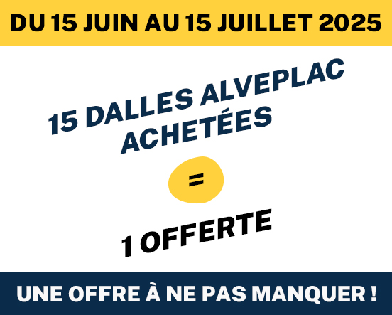 Plaque stabilisatrice pour graviers Alveplac Jouplast